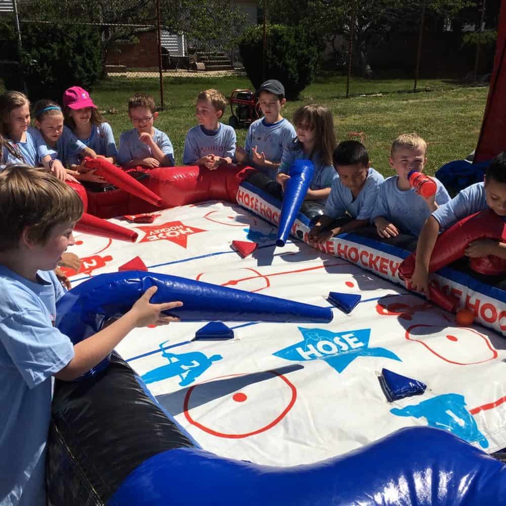 Inflatable Air Hockey