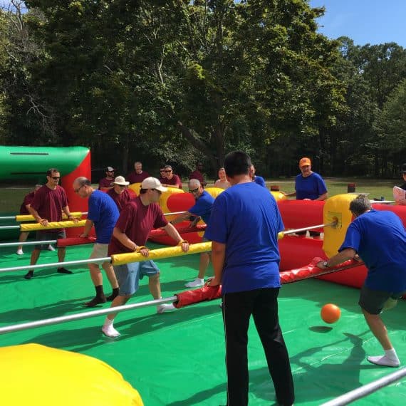 Inflatable Life-Sized Foosball