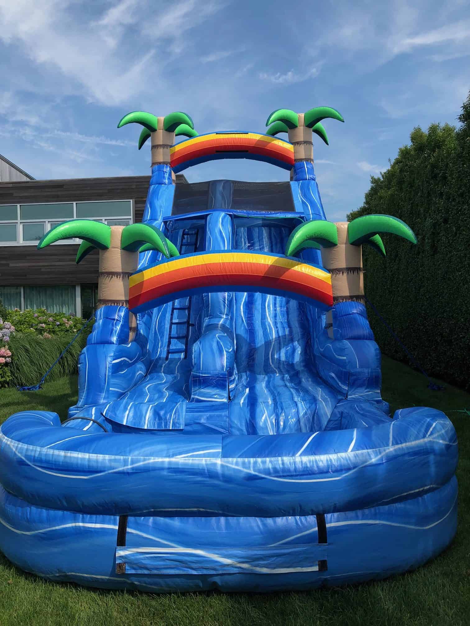 20ft Tropical Water Slide With Pool
