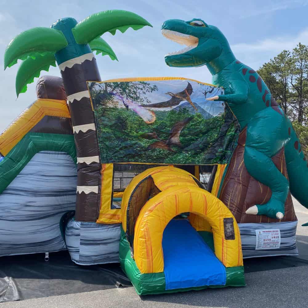 Jurassic Dinosaur Combo Bounce House - The Big Bounce Theory