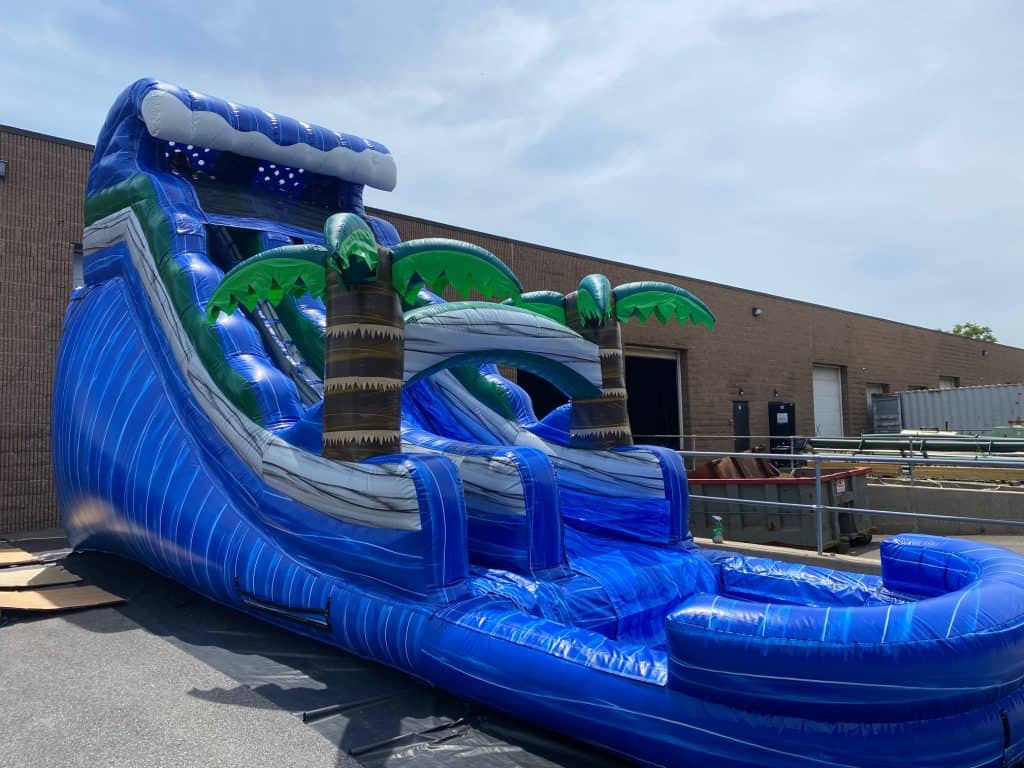 20ft Tropical Wave Water Slide w/Pool - The Big Bounce Theory