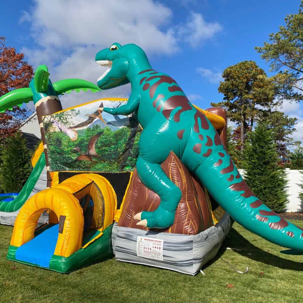 Jurassic Dinosaur Combo Bounce House - The Big Bounce Theory